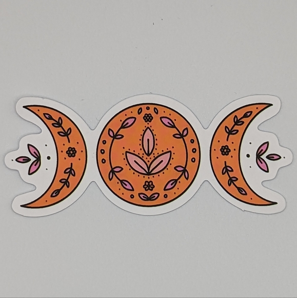 Source Unknown | Design | Stages Of The Moon Sticker | Poshmark